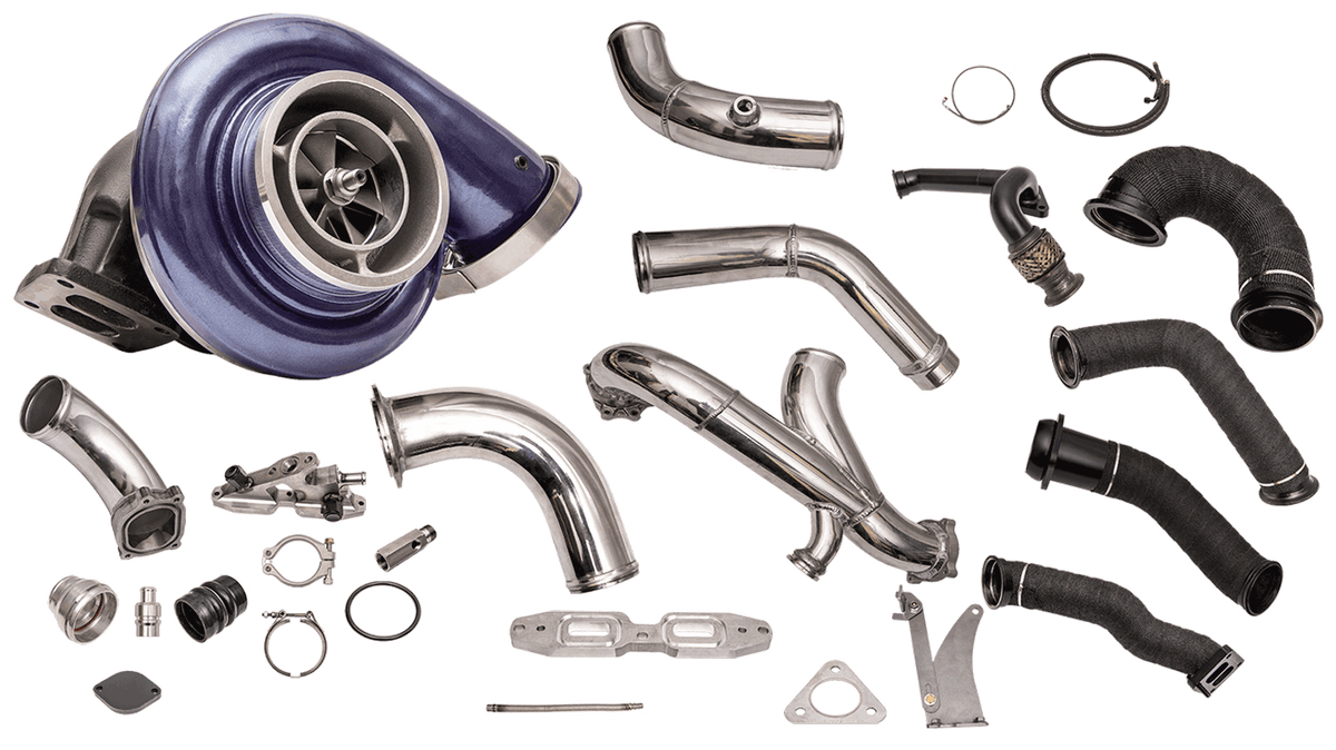 15-16 Powerstroke 6.7 ATS Diesel Aurora 6000 Plus Compound Turbo Kit ...