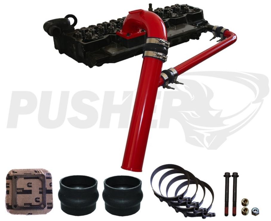 98-02 Cummins 5.9 Pusher Intakes Cross Air Intake System – RPI Diesel