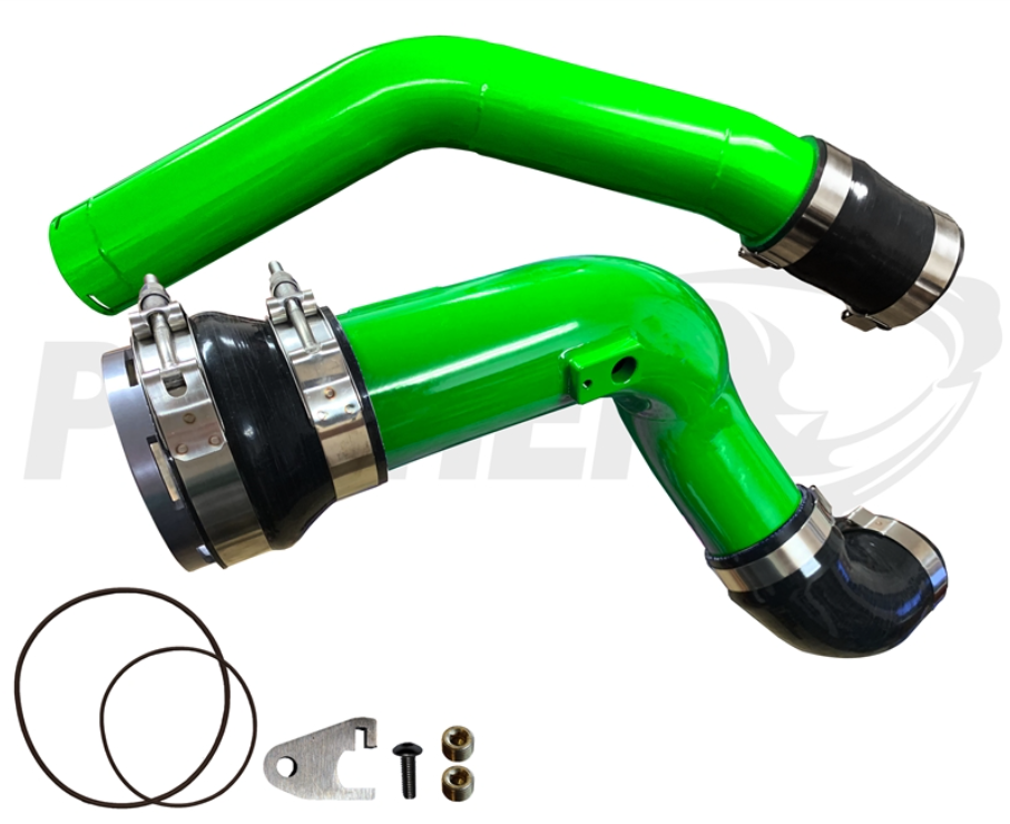 2017-2022 Powerstroke 6.7 Pusher Intakes Cold & Hot Side Kit w Throttl ...