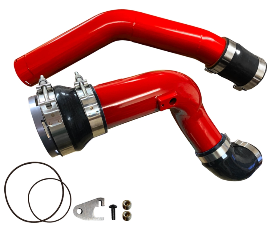 2017-2022 Powerstroke 6.7 Pusher Intakes Cold & Hot Side Kit w Throttl ...